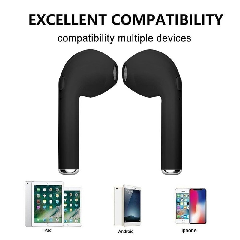 i7S Mini Bluetooth Wireless Earphones with Charging Box - Travelular